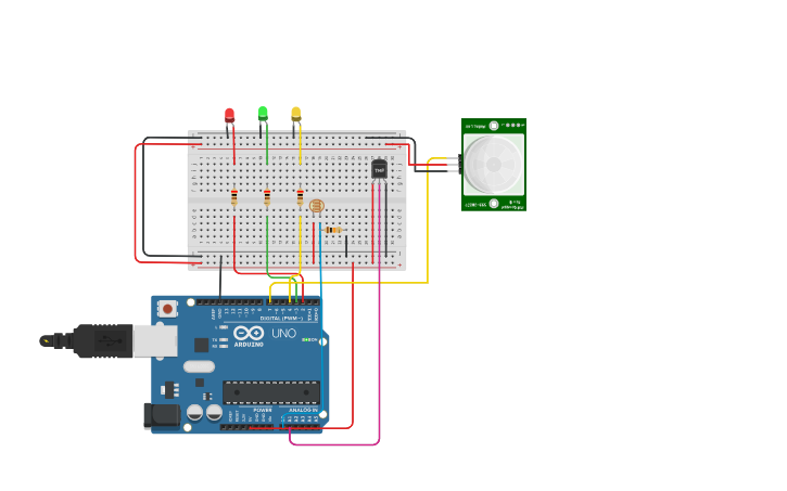 Circuit Design Control Led Brightness Tinkercad