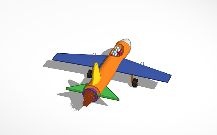 3D design fun jet mdh - Tinkercad
