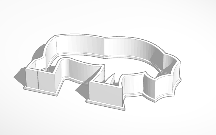 3D design tatanka cookie cutter - Tinkercad