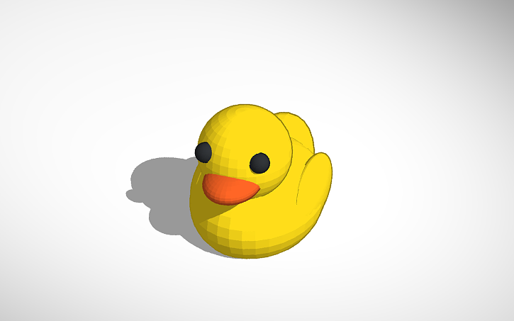 3D design duck :) - Tinkercad