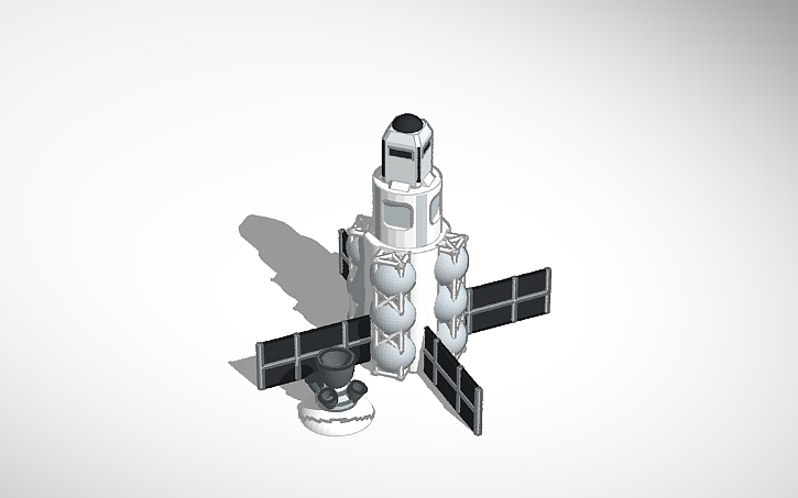 3D design Long Distance Spacecraft for Printing - Tinkercad