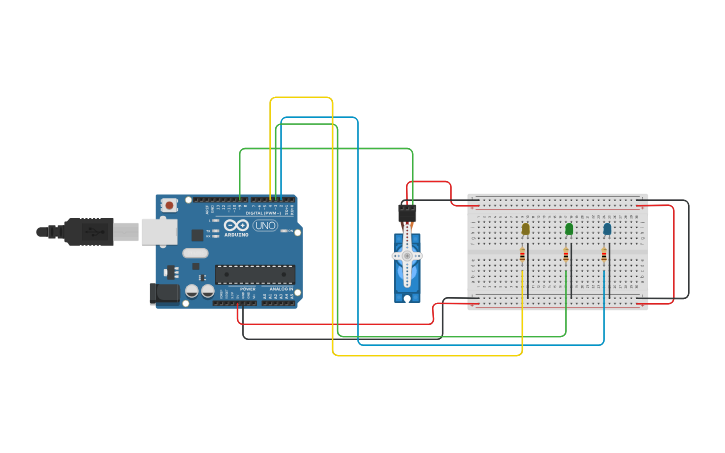 Circuit design 1 - Tinkercad
