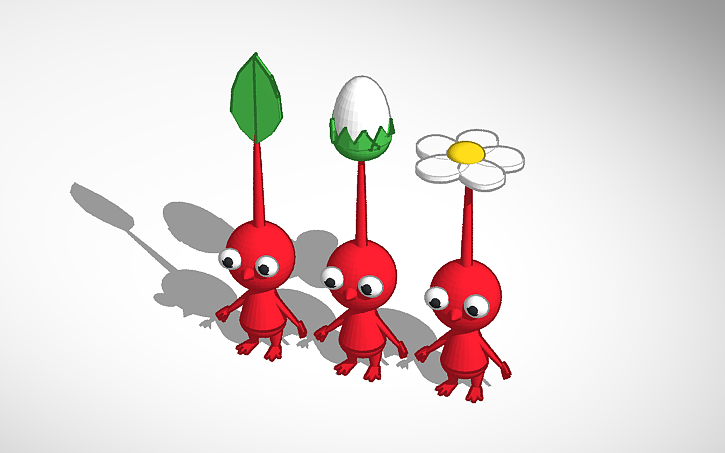 3D design Red Pikmin (Pikmin) - Tinkercad
