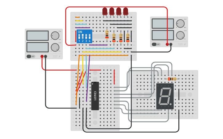 Circuit Design Copy Of Bcd To 7 Segment Decoder Tinkercad