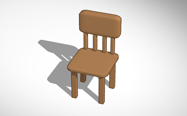 3D design Chair | Tinkercad