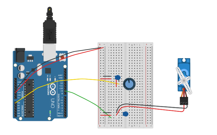 Circuit design Pract 5 | Tinkercad