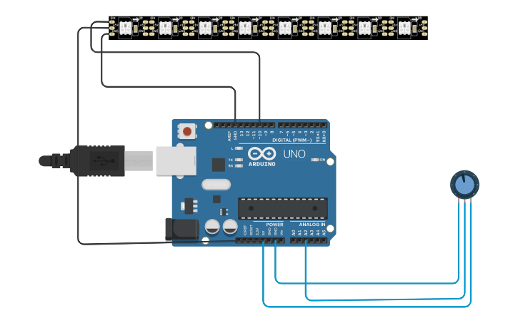 Circuit design Array Example | Tinkercad