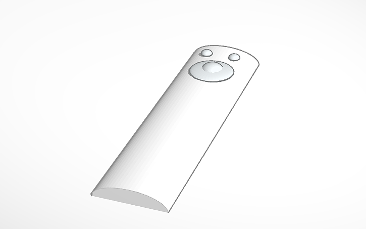 3D design Air conditioner remote - Tinkercad