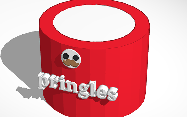 3D design pringles can - Tinkercad