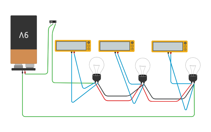 Circuit design FJBM - MULTÍMETRO - PARALELO - SFBS | Tinkercad