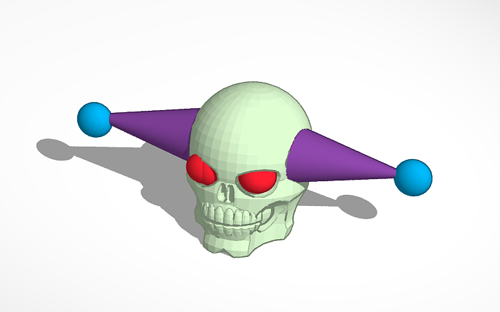 3D design skull | Tinkercad