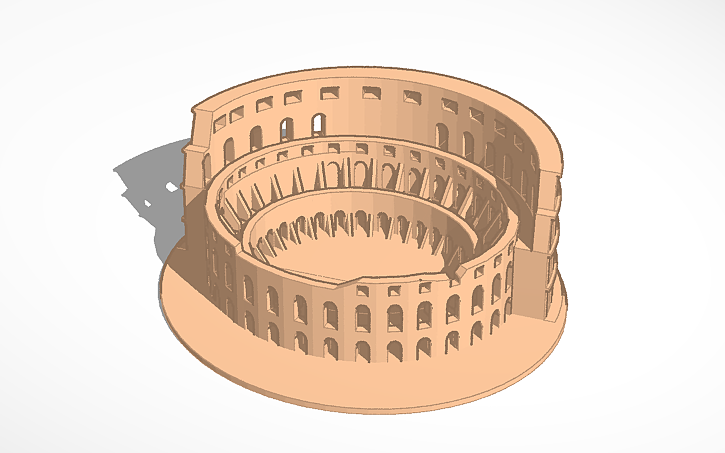 3D design Coliseum - Tinkercad