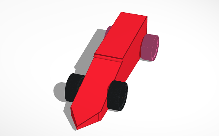 3D design Mini Dragster - Tinkercad