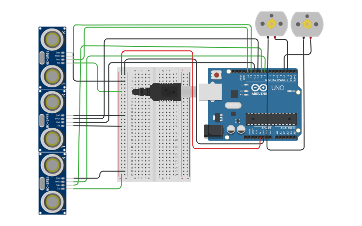 Circuit design Project IOT - Tinkercad