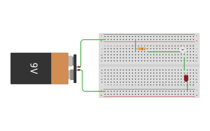 Circuit design LDR - Tinkercad