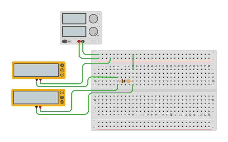 Circuit design Primera práctica - Tinkercad