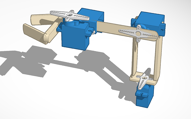 3d Design Simple Robotic Arm Tinkercad