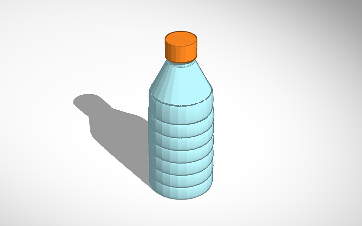 3D design bottle - Tinkercad
