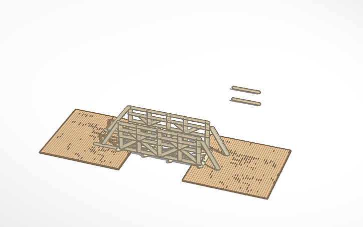 3D design Bridge - Tinkercad