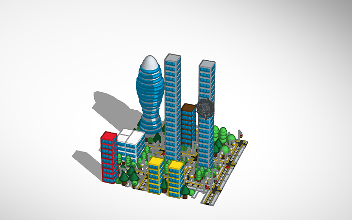 3D design my city - Tinkercad