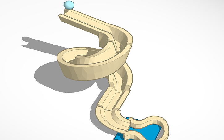 3D design Marble run - Tinkercad