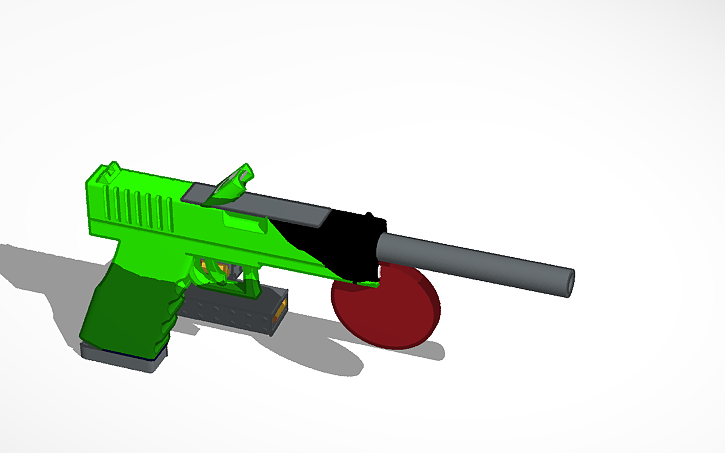 3D design Clipso's Tactical Glock-19 Mk III Smi-auto Pistol (Silcence ...