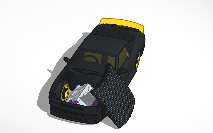 3D design 𝕸𝖆𝖌𝖎𝖈𝖆𝖑 𝕮𝖚𝖘𝖙𝖔𝖒𝖘 NISSAN 240SX DRIFTER - Tinkercad