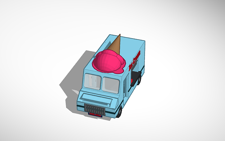 3D design Ice Cream Truck 3D | Tinkercad
