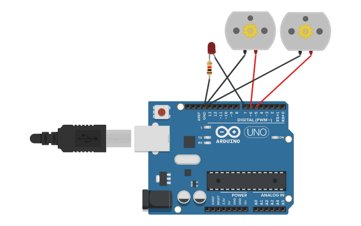Circuit design Programación de circuitos simples | Tinkercad
