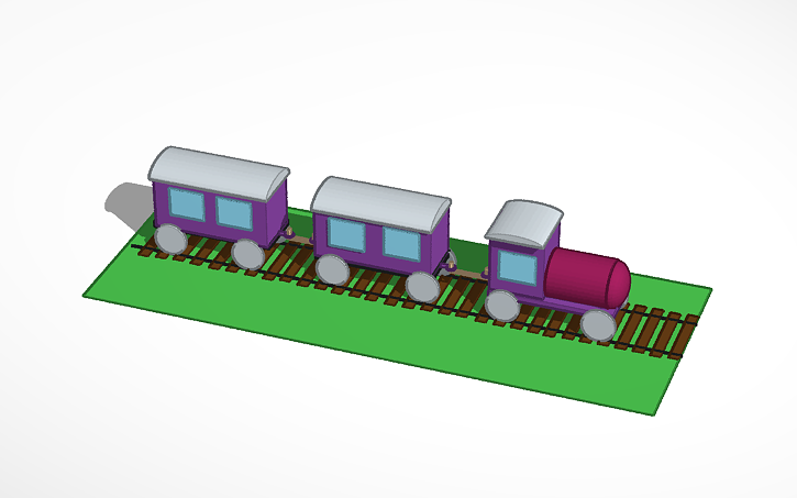 3D design Tren - Tinkercad