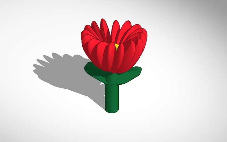 3D design rose | Tinkercad