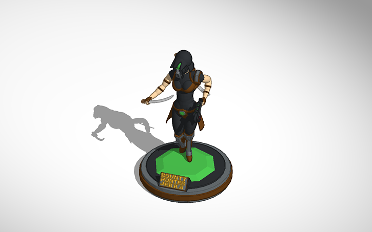 3D design Bounty Hunter-Jekka - Tinkercad