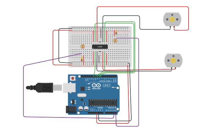 Circuit design Arduino 6 Short Answer | Tinkercad