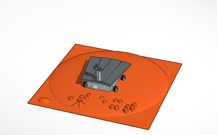 3D design Mars Rover - Tinkercad