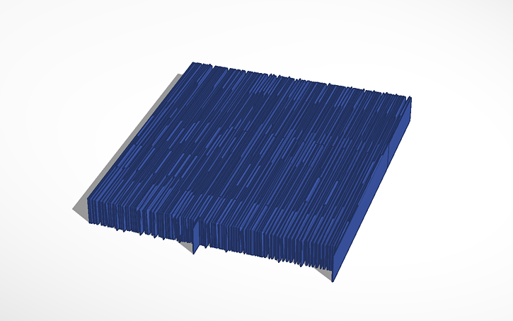 3D design Texture Block - Tinkercad