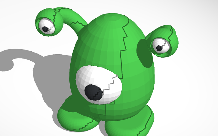 3d Design Alien Tinkercad