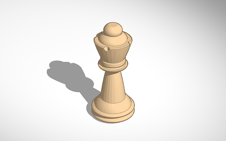3D design ZONE01-ERIC-CHESS-QUEEN - Tinkercad