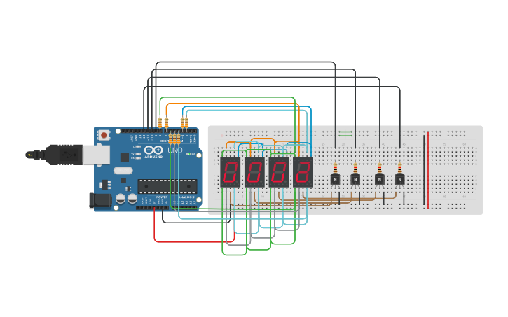 Circuit design TAREA NO2 | Tinkercad