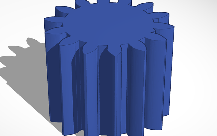 3D design Rc car gear (390 motor) - Tinkercad