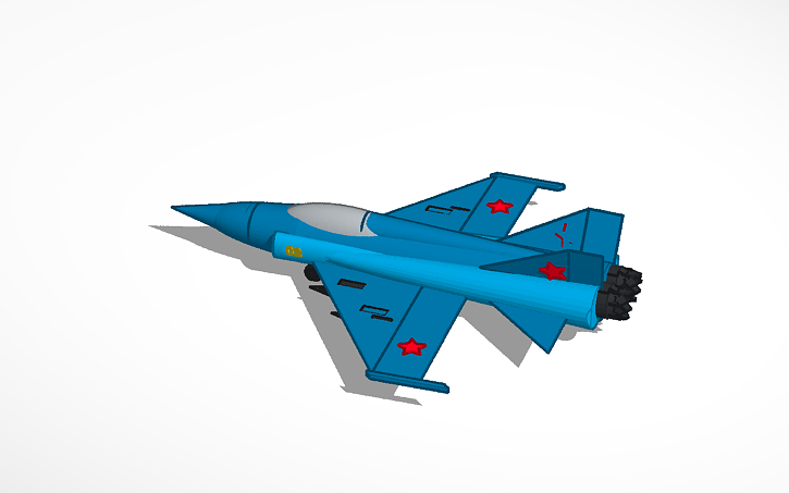 3D design Fighter jet | Tinkercad