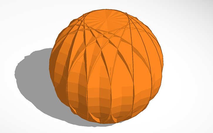 3D design Complicated Sphere - Tinkercad