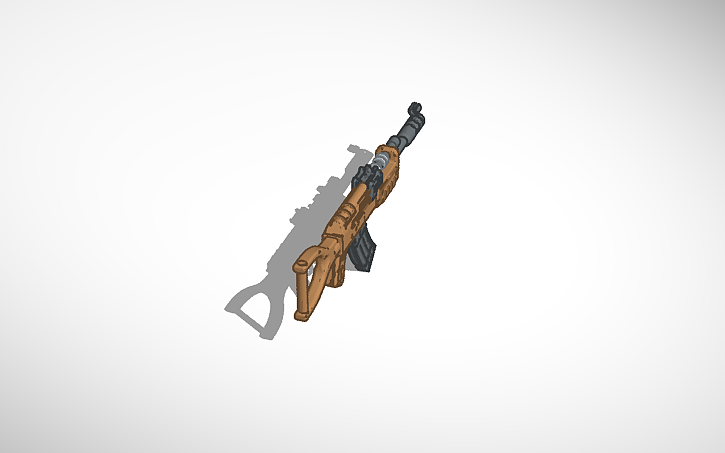 3D design Rust AK - Tinkercad