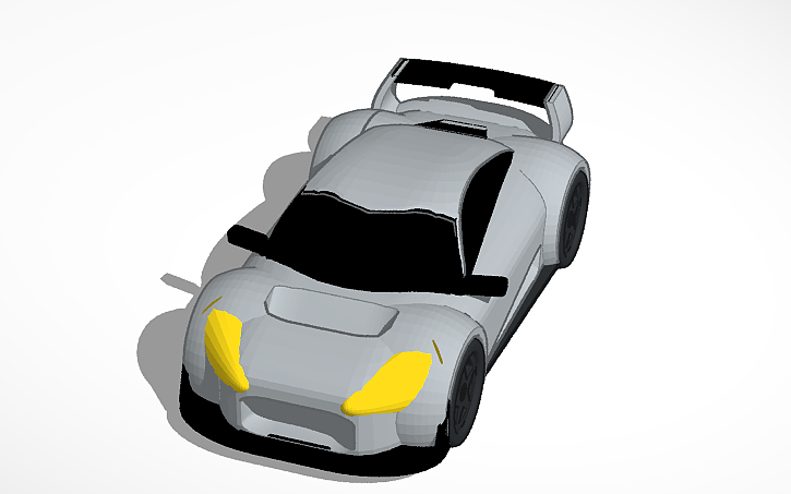 3D design Sports Car - Tinkercad
