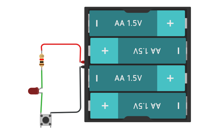 Circuit design Simple example circuit to mill | Tinkercad