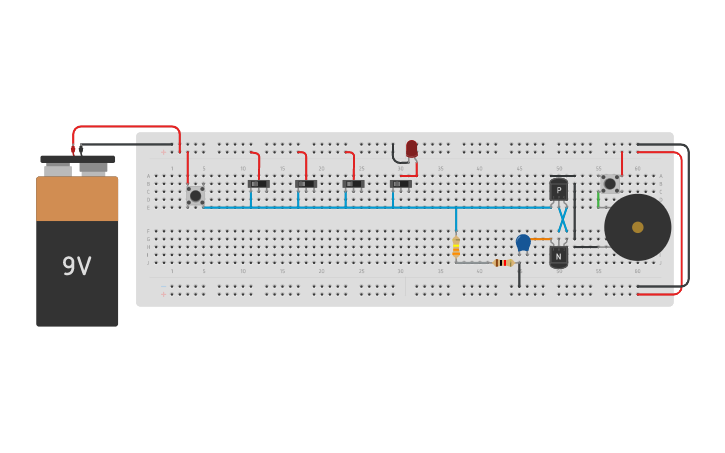 Circuit design tarea 2 | Tinkercad