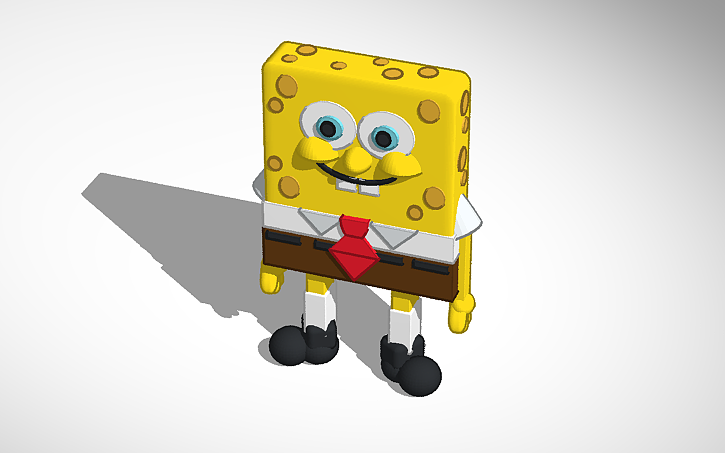 3d Design Spongebob Tinkercad