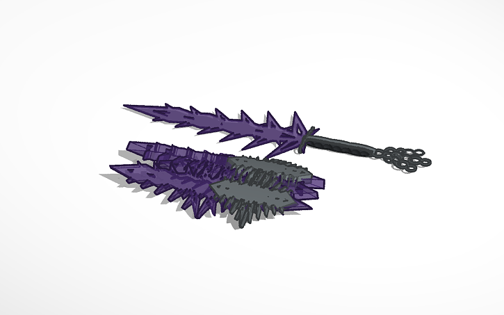 3D design Reaper's Venom Sword & Shield | Tinkercad
