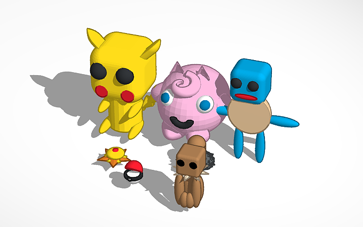 3D design Pokemon - Tinkercad