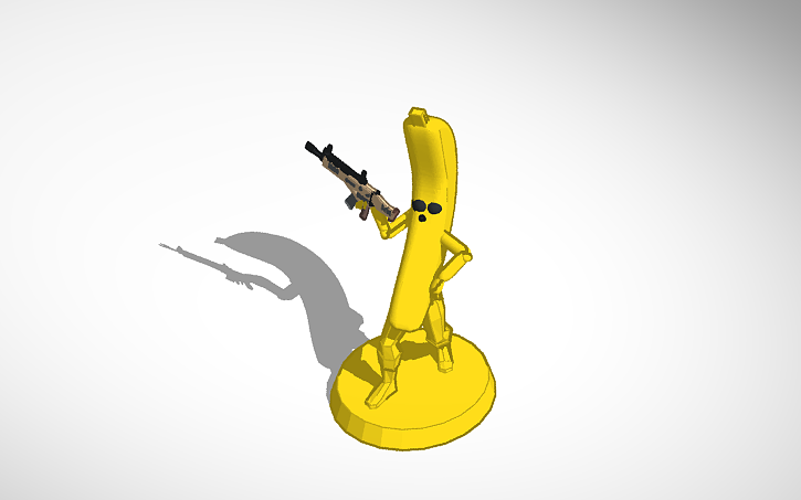 3D design Peely the Banana - Tinkercad