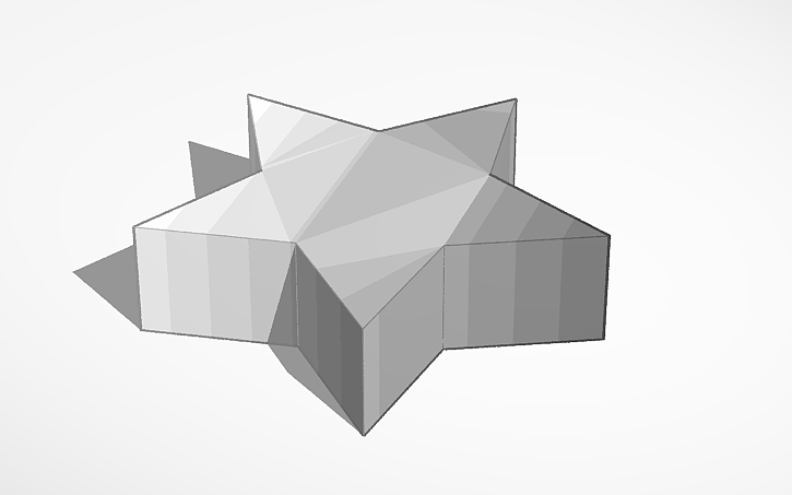 3D design air star - Tinkercad